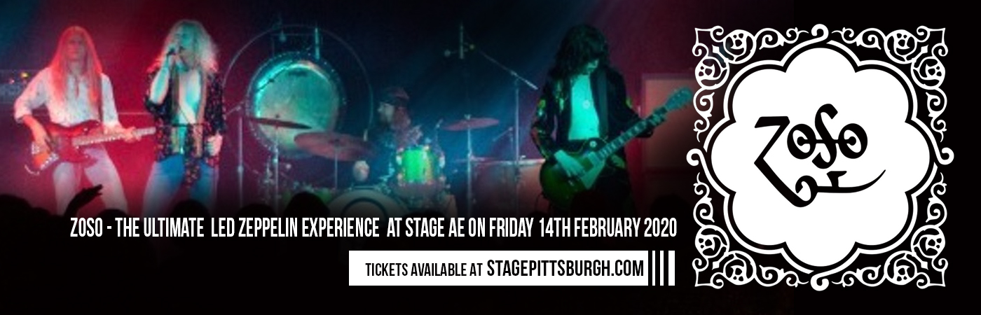 Zoso – Led Zeppelin Tribute Band - The Stage AE Zoso – Led Zeppelin Tribute Band - The Stage AE